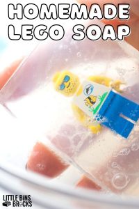 LEGO Soap You Can Make Yourself | Little Bins Bricks